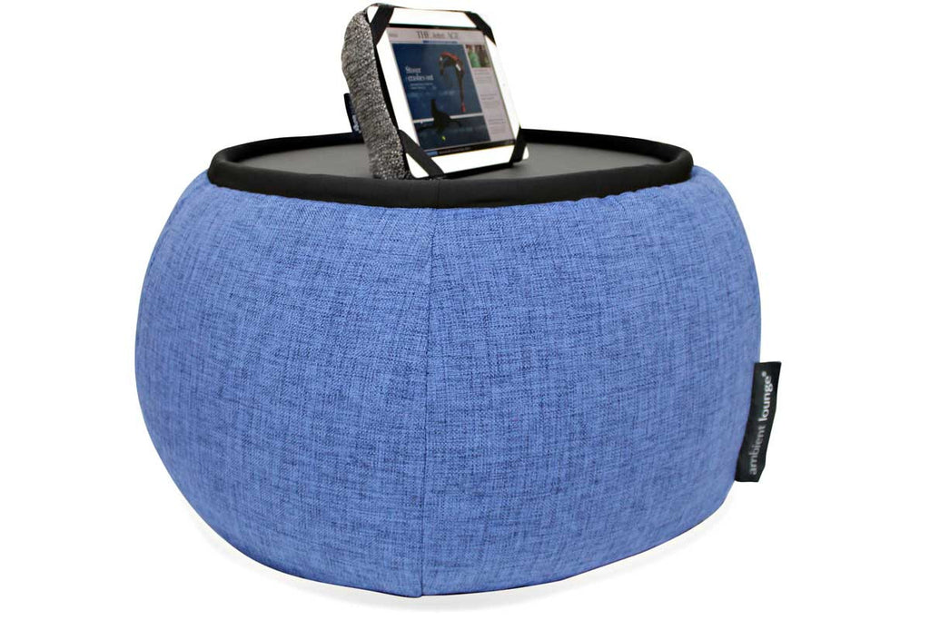 Blue Bean Bag Table-Footrest-Seat | Versa Table Bean Bag - Singapore ...